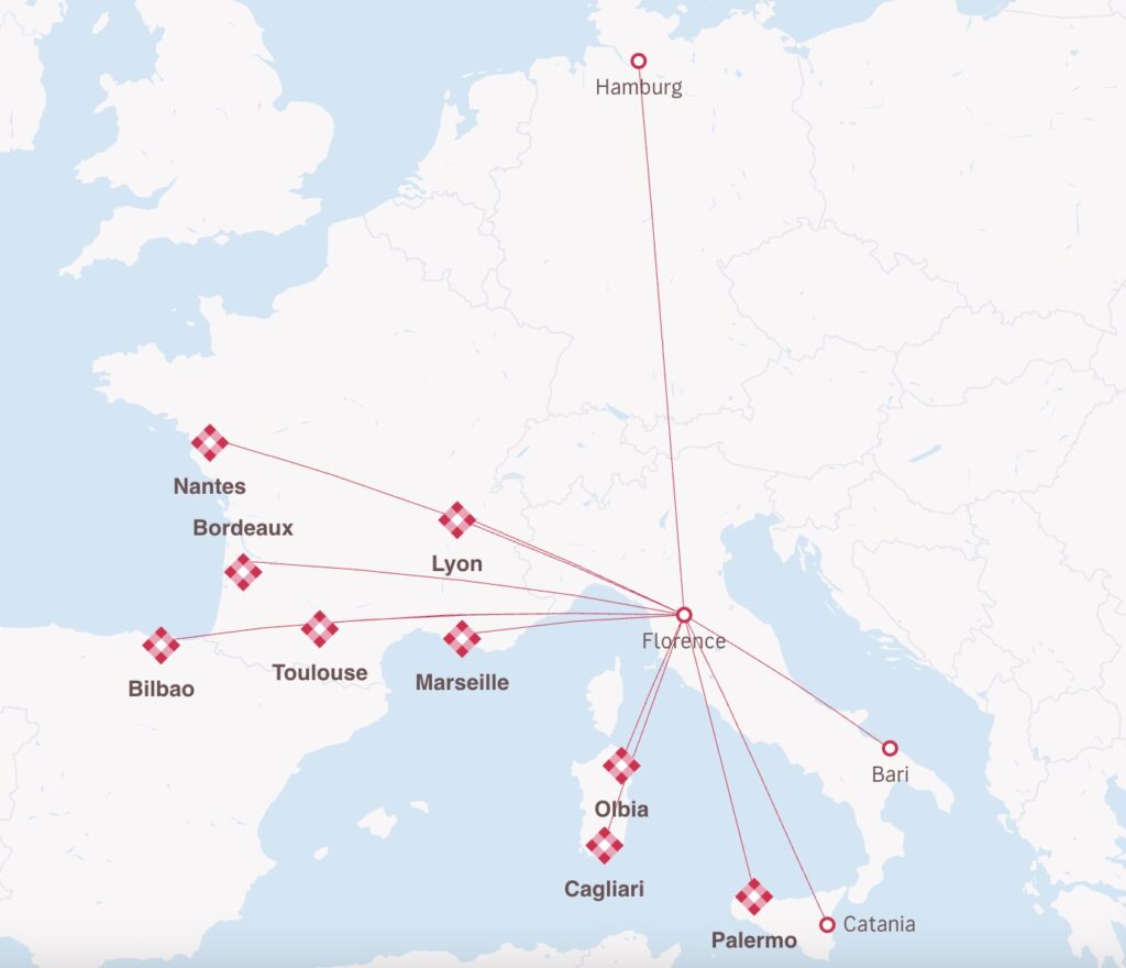 12 Florence Airport Routes with Volotea Airlines - Inauguration of the ...